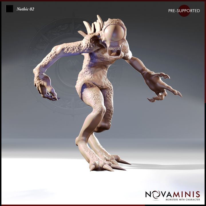 3D Printable Nothic 02 by NOVAMINIS